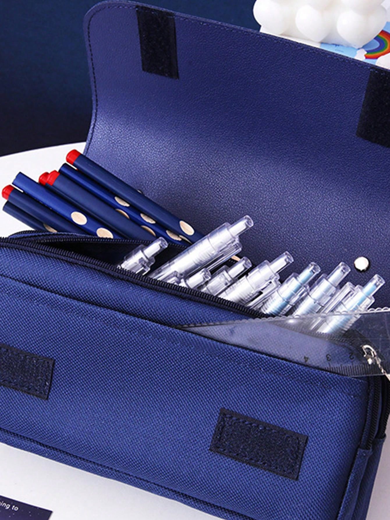 3-Layer Space Astronaut Themed Pencil Case/Pouch With Large Capacity ...