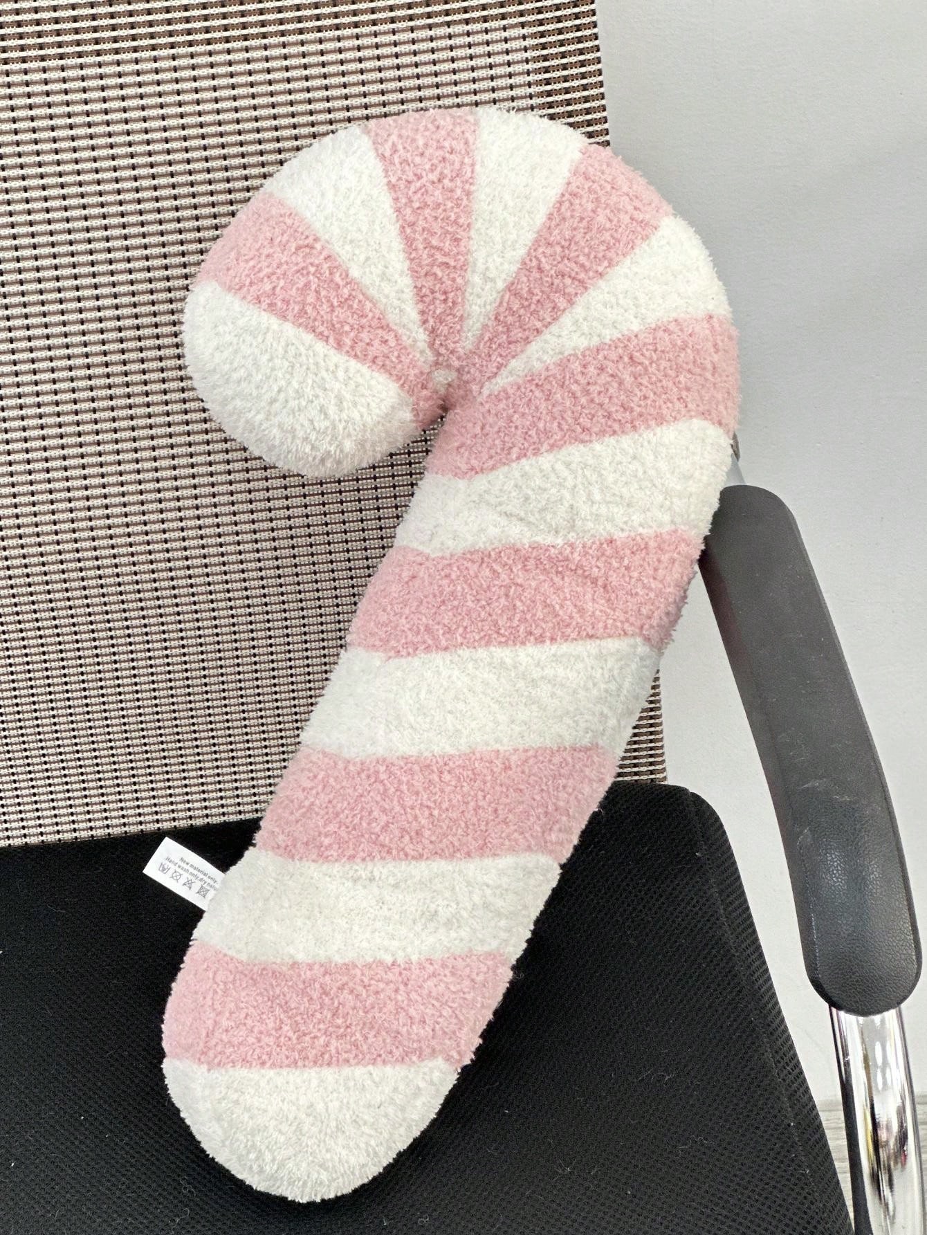 1pc 45cm High Pink Candy Cane Shape Plush Toy, Great Choice As Festival ...