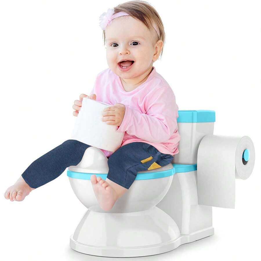 Baby Potty Training Toilet, With Realistic Flushing Sound, Just Like An ...