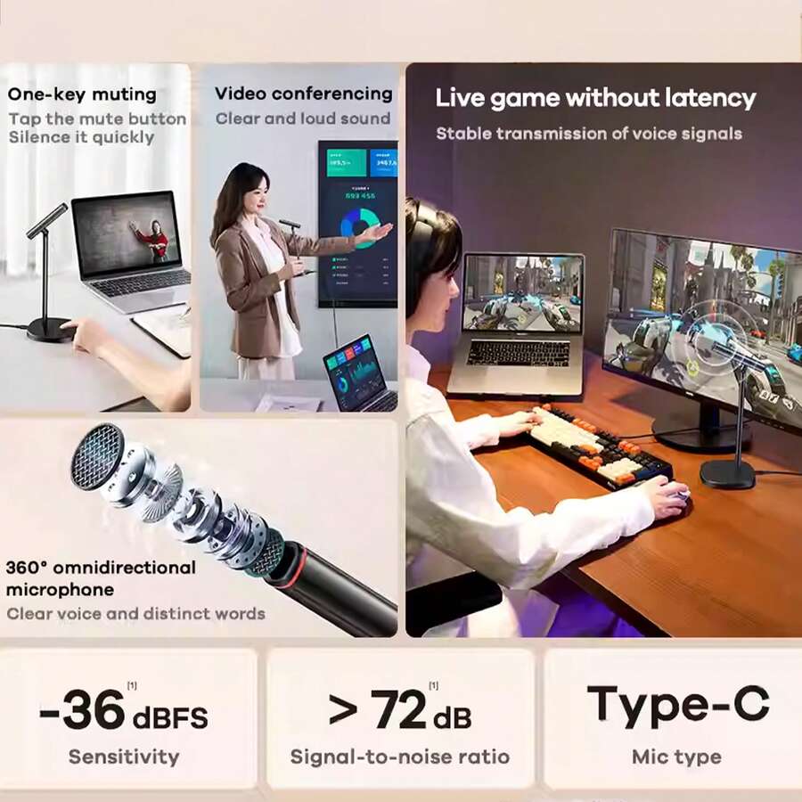 REMAX Desktop Microphone, MICS For Class, Meeting, Party | SHEIN USA