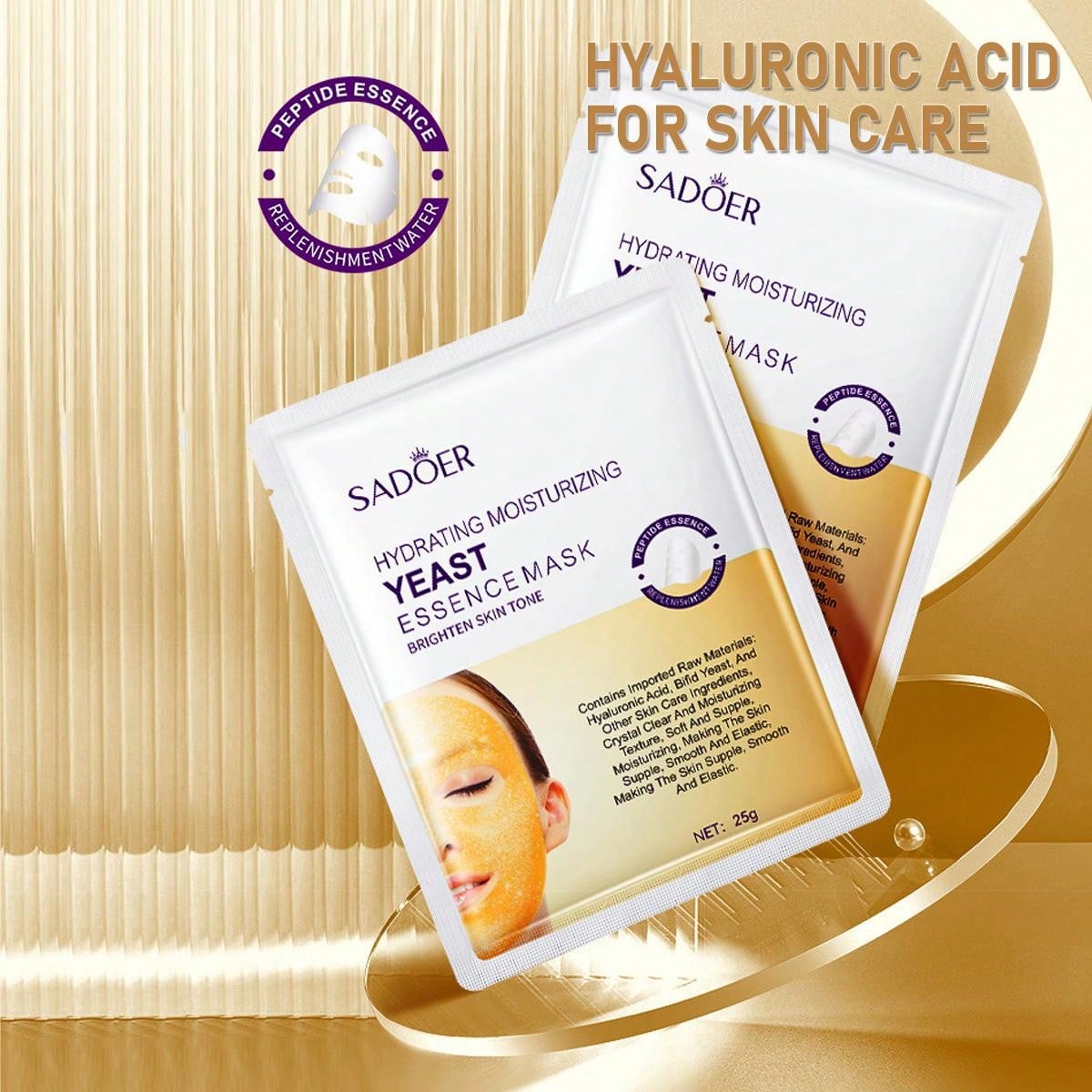 Peptide Collagen Essence Mask Provides Moisture And Lifts The Face ...