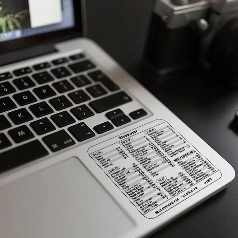 1pc Laptop Software Quick Reference Shortcut Key Sticker | SHEIN USA