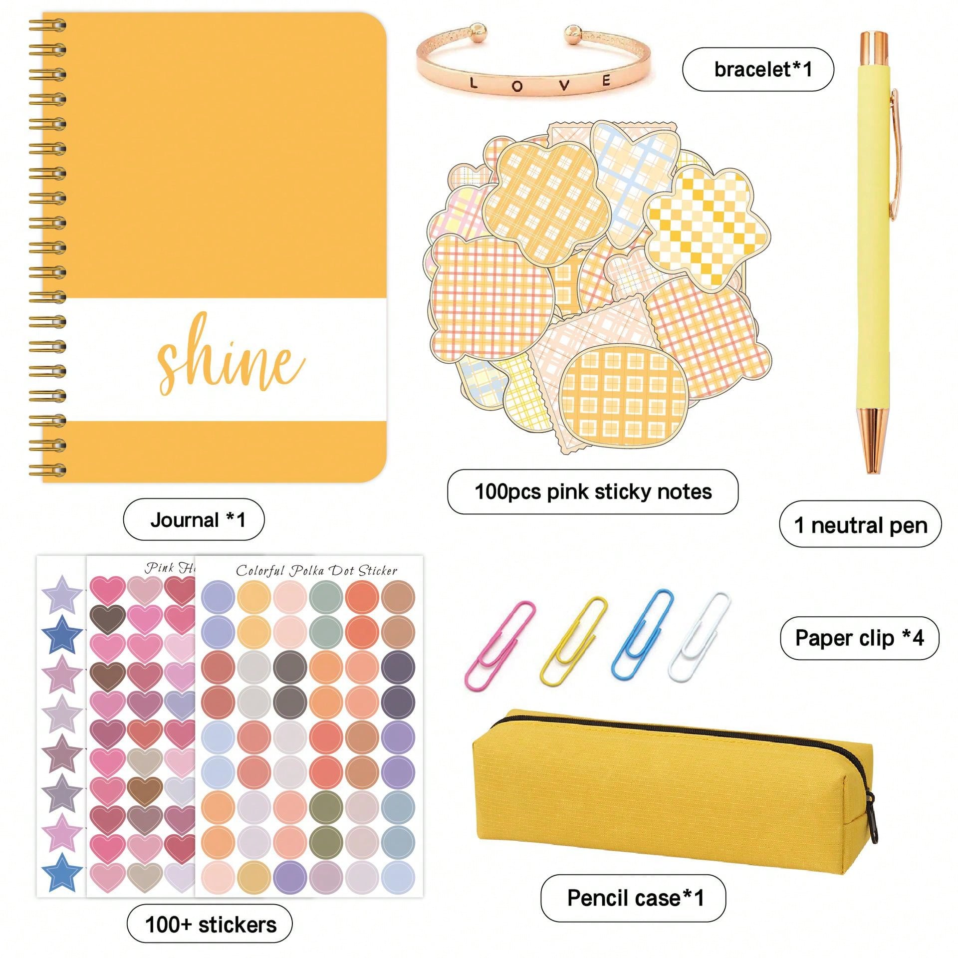 Diy Journal Set For Students Aged 6-18: Diary, Scrapbook, Stickers, And ...