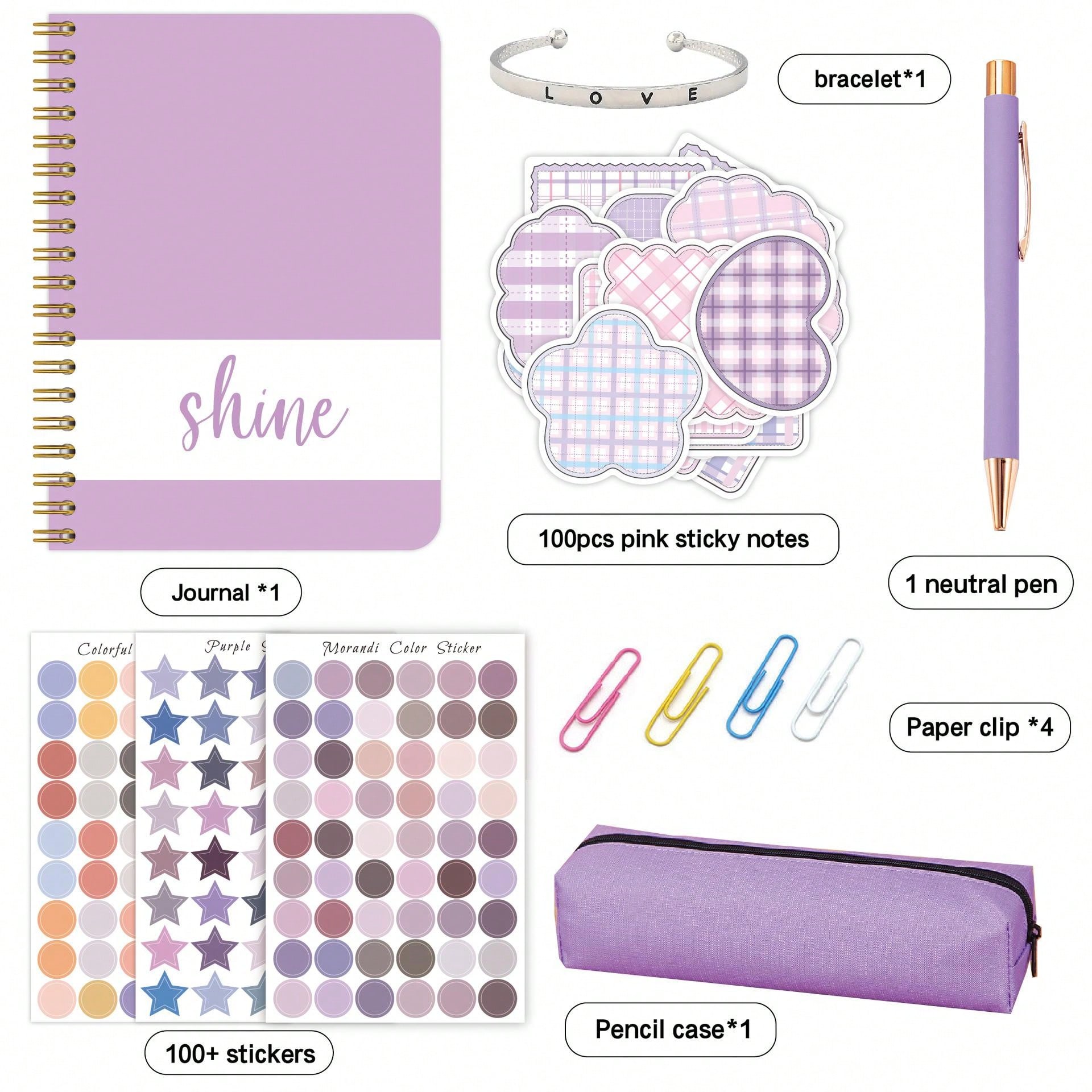 Diy Journal Set For Students Aged 6-18: Diary, Scrapbook, Stickers, And ...