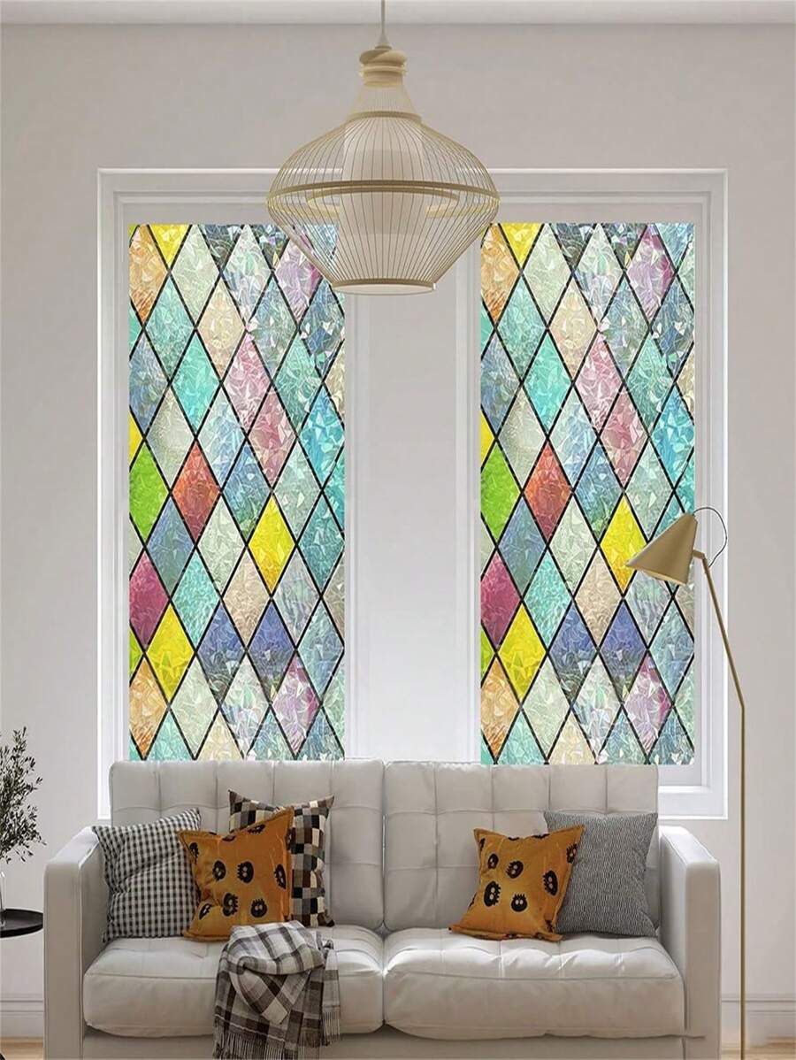 3D Stained Window Film, Privacy Glass Film, Vinyl Decorative Window ...