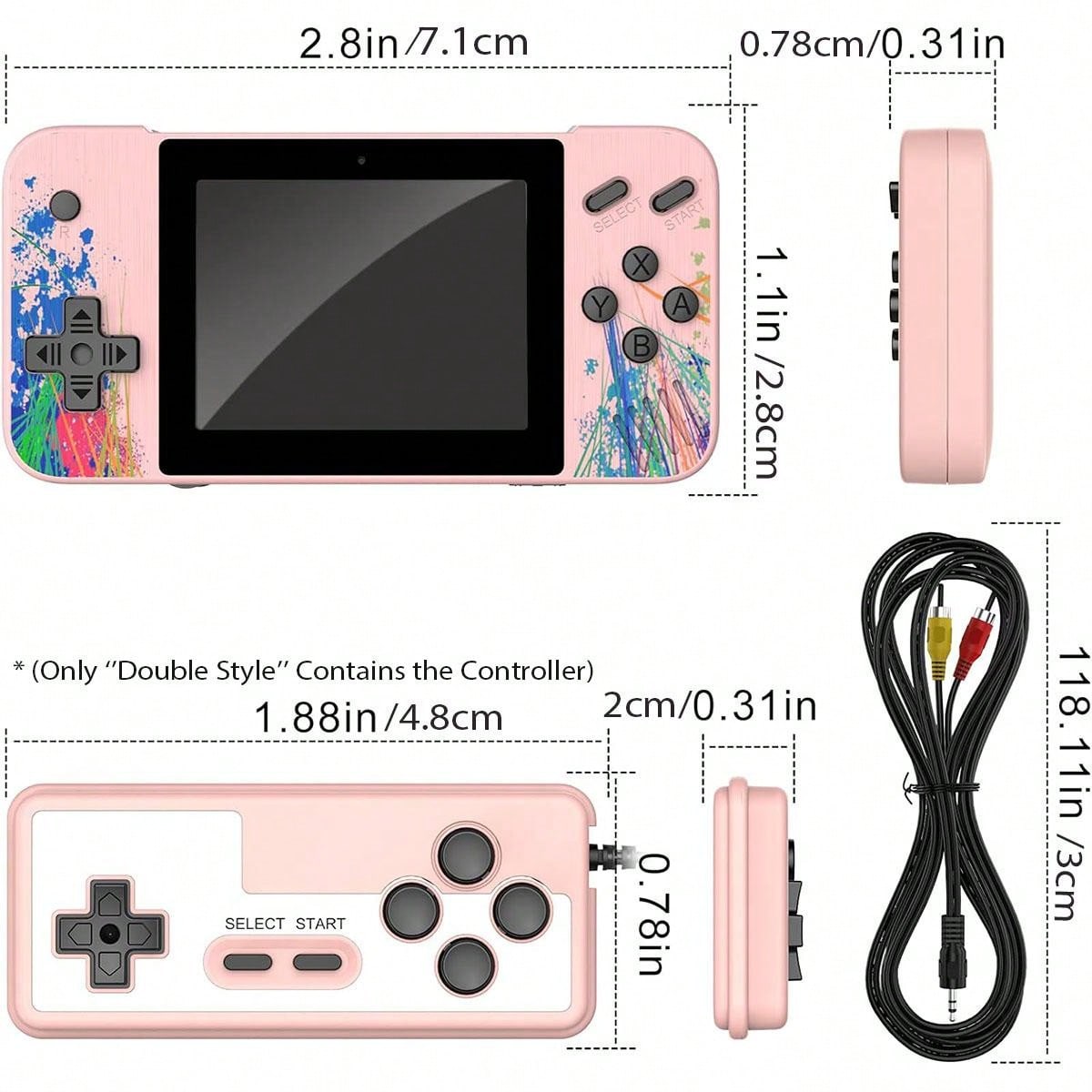 Game Console For G3 Handheld Game Console Horizontal Screen Retro Nostalgic Arcade Single Double ...