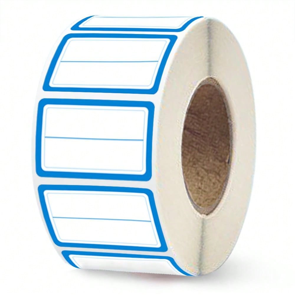 1000 Piezas Papel Autoadhesivo De Etiquetas Pequeñas Rojo/azul ...