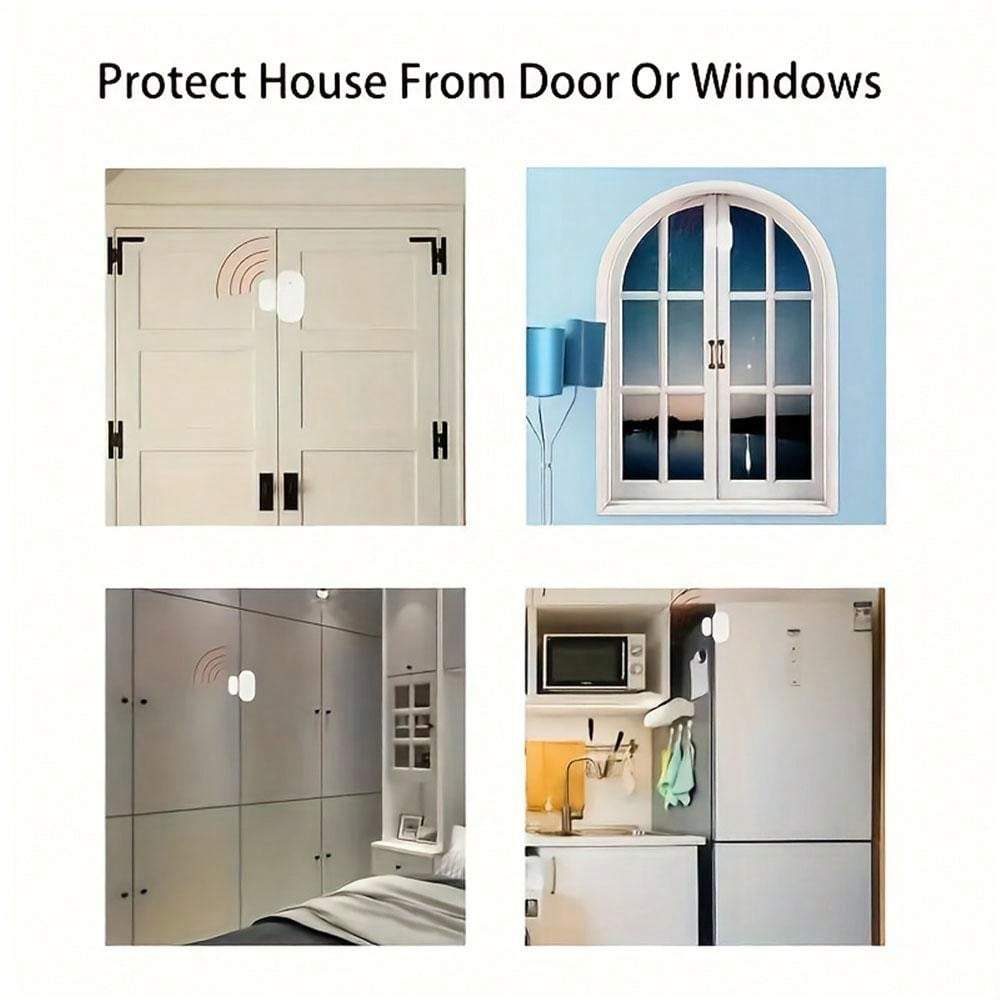 Tuya Zigbee Door Sensor Smart Home Security Window Detector Wireless ...