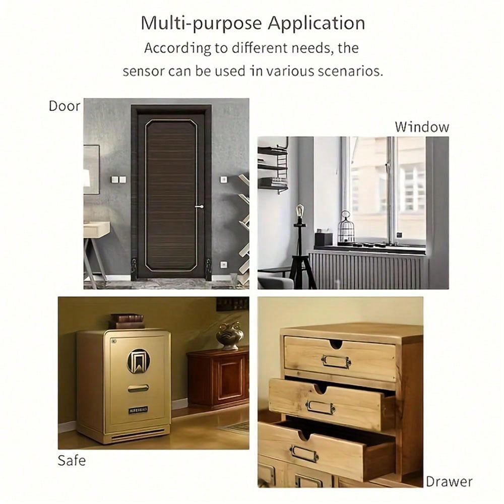 Tuya Zigbee Door Sensor Smart Home Security Window Detector Wireless ...
