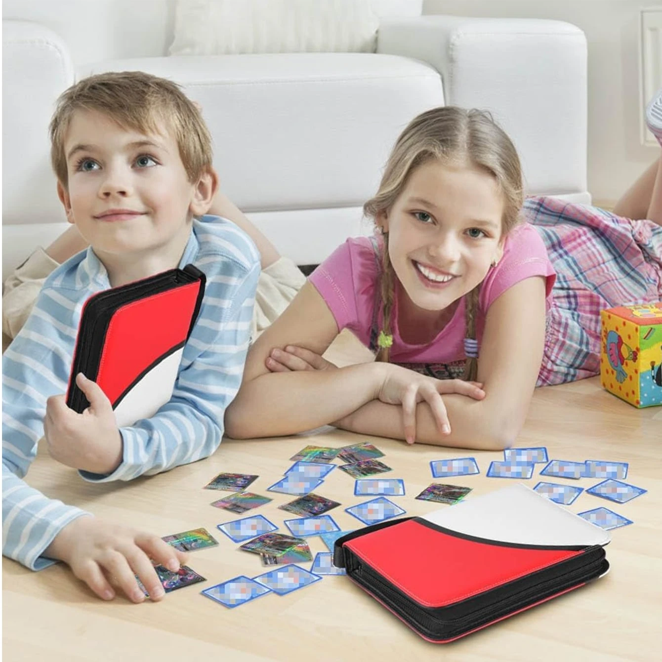 Carrying Case Binder Fit For Cards, Trading Card Binder Holds Up To 400 ...