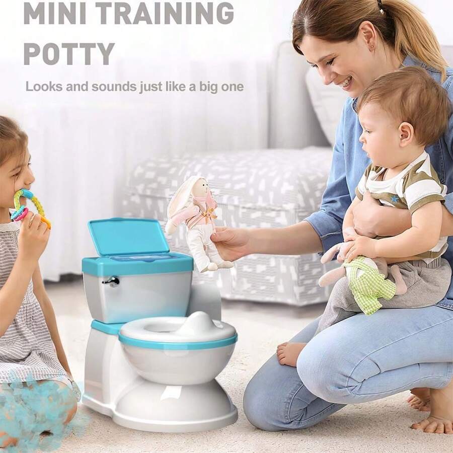 Baby Potty Training Toilet, With Realistic Flushing Sound, Just Like An ...