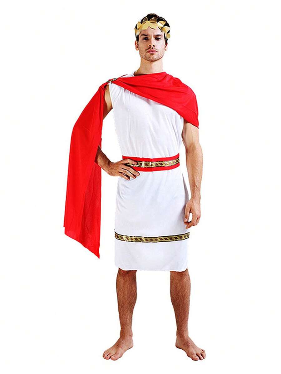 Men's Carnival Greek Dress Up Costume Cosplay Ancient Roman Sun God ...