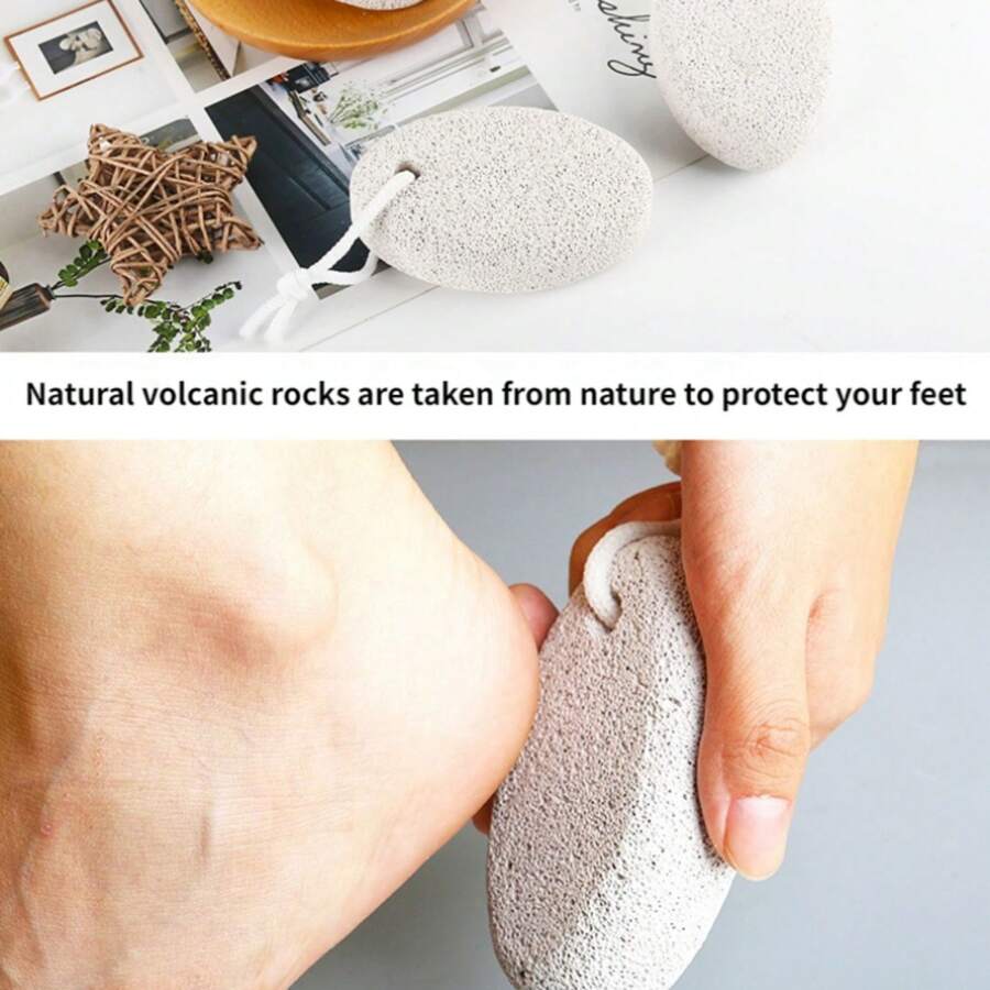Natural Pumice Stone For Feet Calluses, Natural Foot File Scrubber For ...