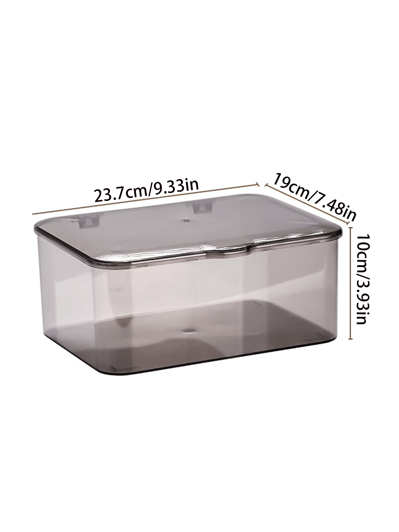 1pc High-End Makeup Storage Box For Desktop, Clear Face Mask Container ...