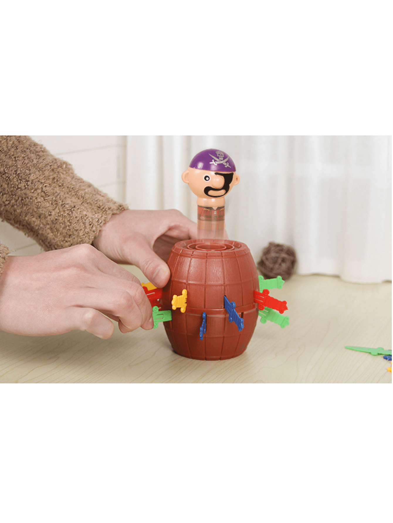 Pirate Barrel Game, Party & Desktop Prank Novelty Toy, Interactive ...
