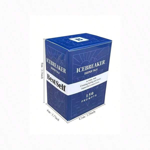 " Deeper Talk Deck - 150-Prompt Conversation Starter Card Pack To ...