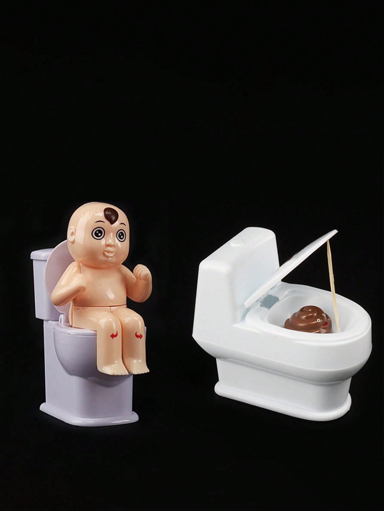 Toilet Shooting Water Toy, Funny And Creative Urine Spraying Toy For ...