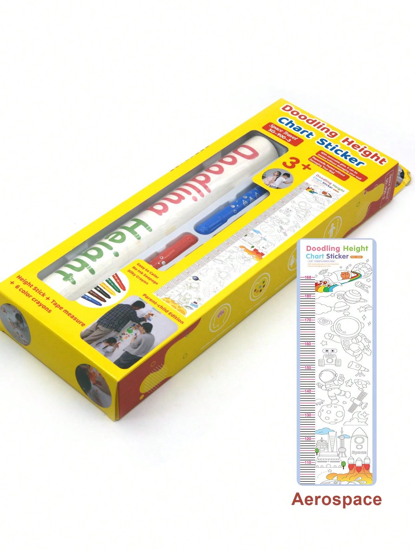 1 Pc Children'S Graffiti Height Stick Parent-Child Wall Stick Measure ...