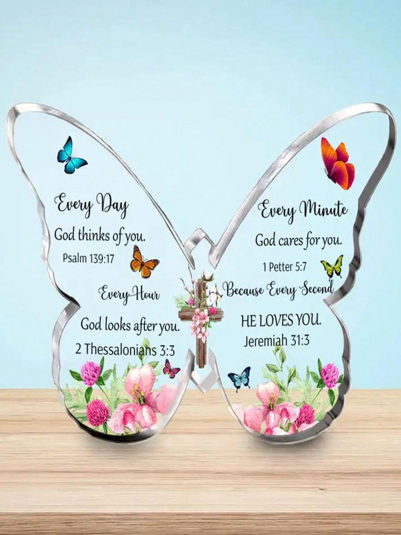 1pc, Acrylic Christian Gifts Bible Verses Gifts For Women Men ...