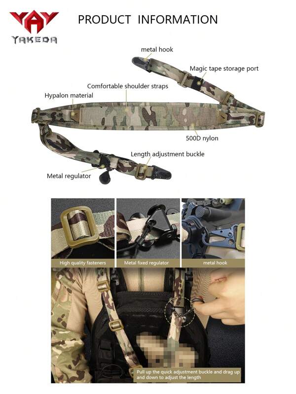 Yakeda Quick Adjustable Gun Sling For Training Use | SHEIN USA