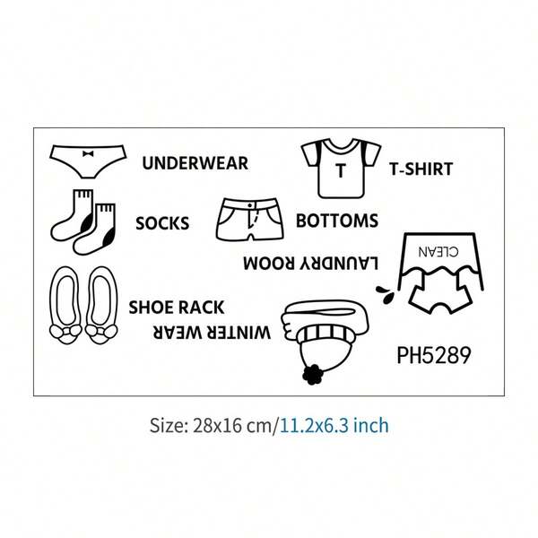 Personalized Removable Stickers For Shoe & Hat Room, Wardrobe, Storage ...