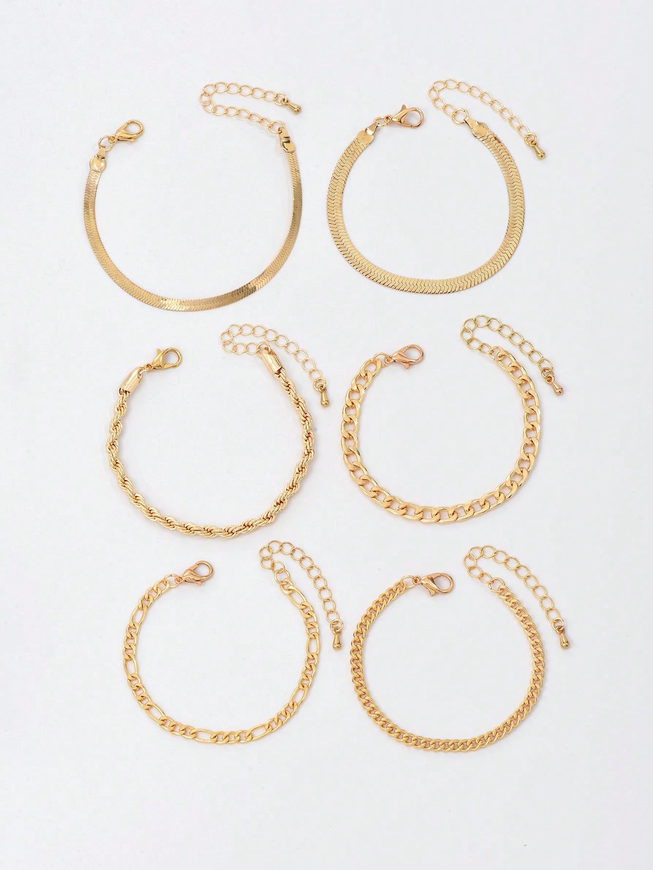 6pcs Twist Detail Bracelet | SHEIN USA