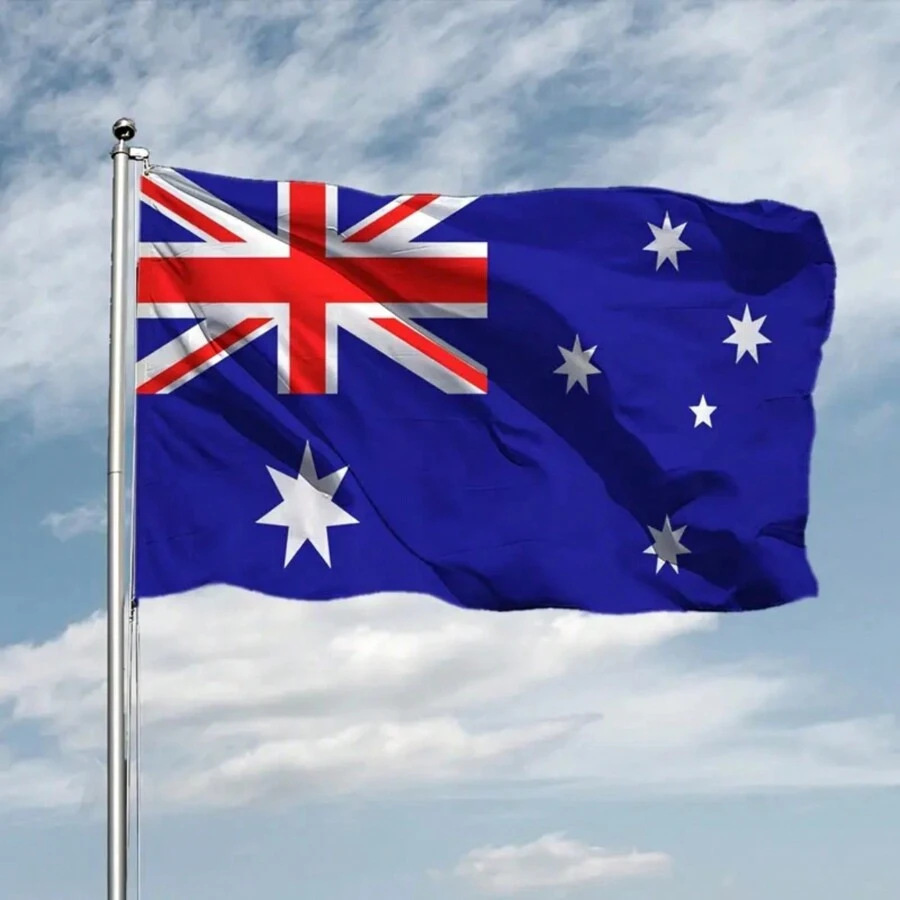 1pc Australia Flag, 3x5Ft Polyester Hanging AUS AU Australian National ...