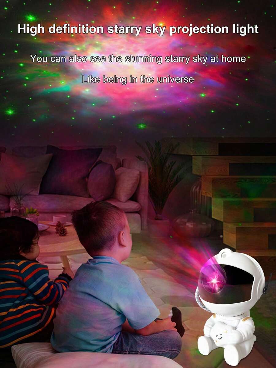 Astronaut Star Projector Lamp With Laser Starry Sky Effect For Creating ...