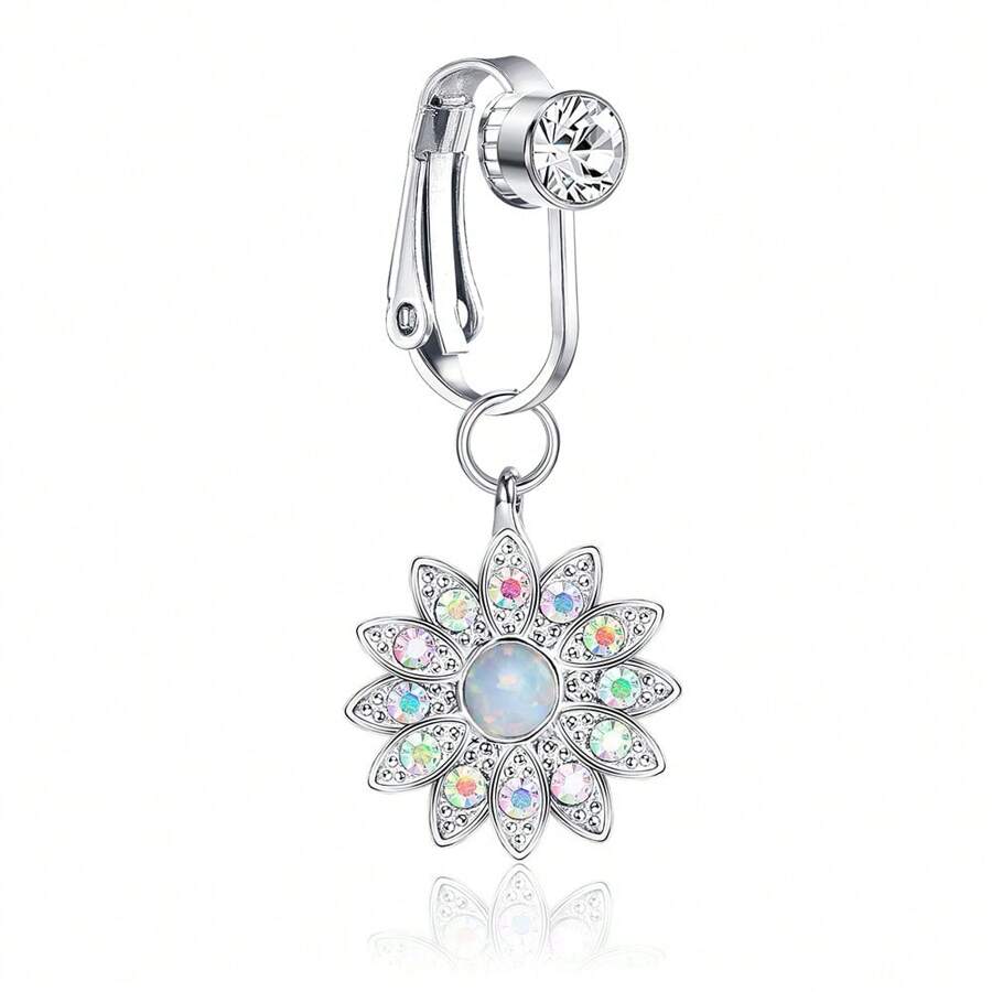 Fake Belly Ring Fake Belly Piercing For Women Clip On Belly Piercing ...