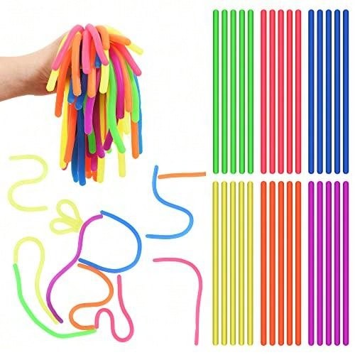 Sensory Noodle Stretchy String Fidget Toy, Classroom Rewards Back To ...