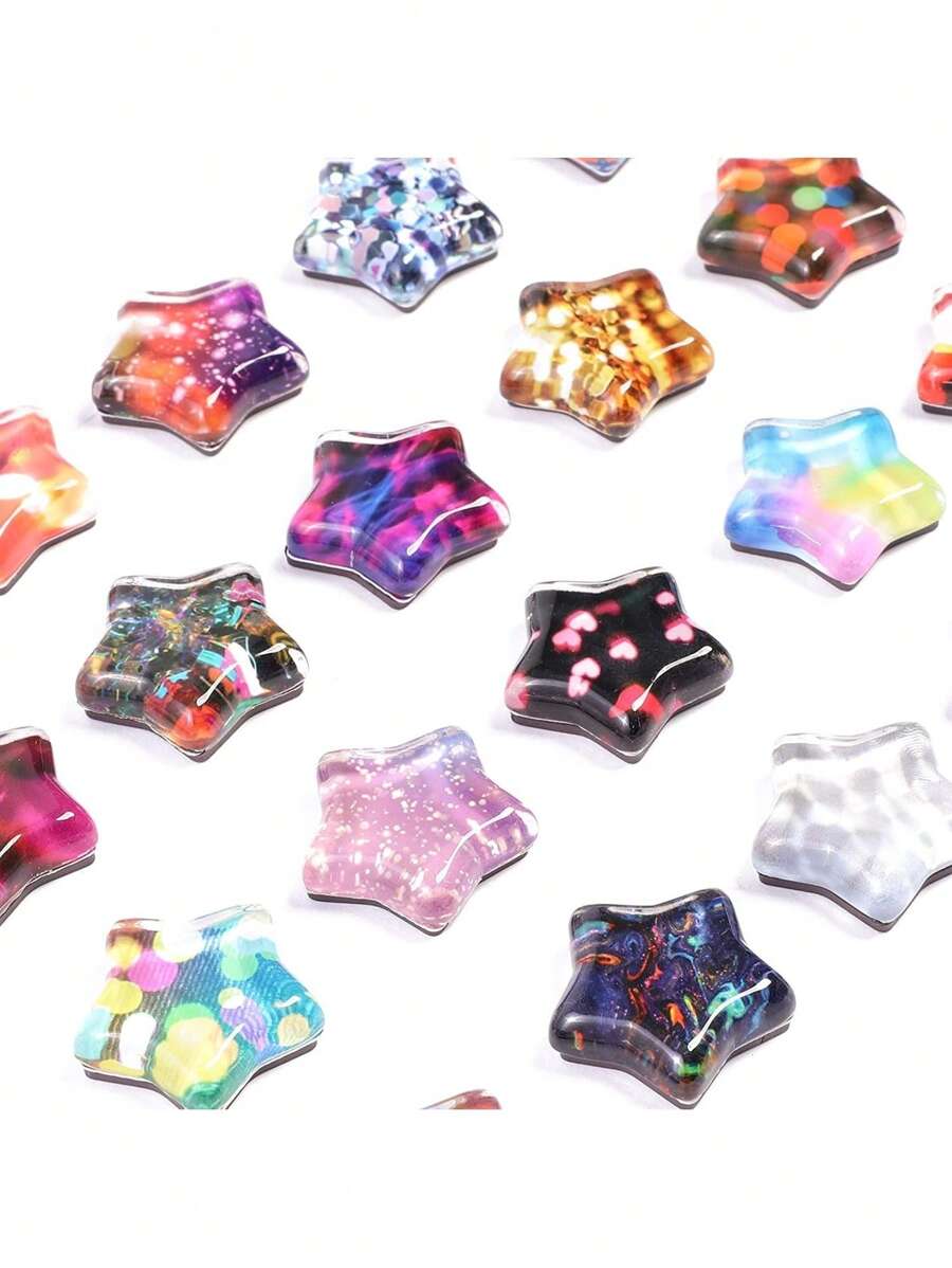 Glass Star Refrigerator Magnets (24 Pack) | SHEIN USA