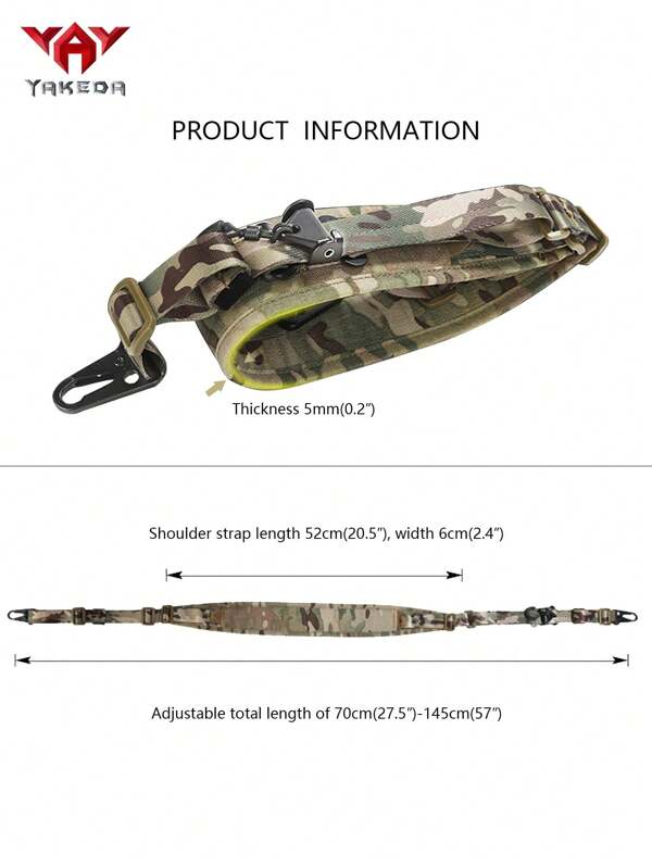 Yakeda Quick Adjustable Gun Sling For Training Use | SHEIN USA