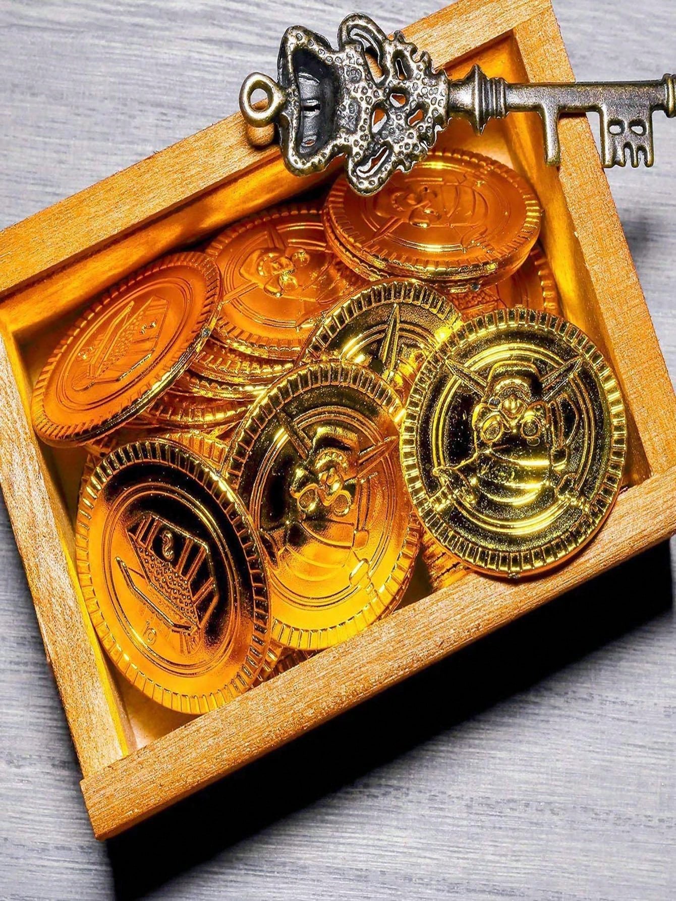 150pcs/Set Plastic Coin Toys In Different Colors And Shapes For Game ...