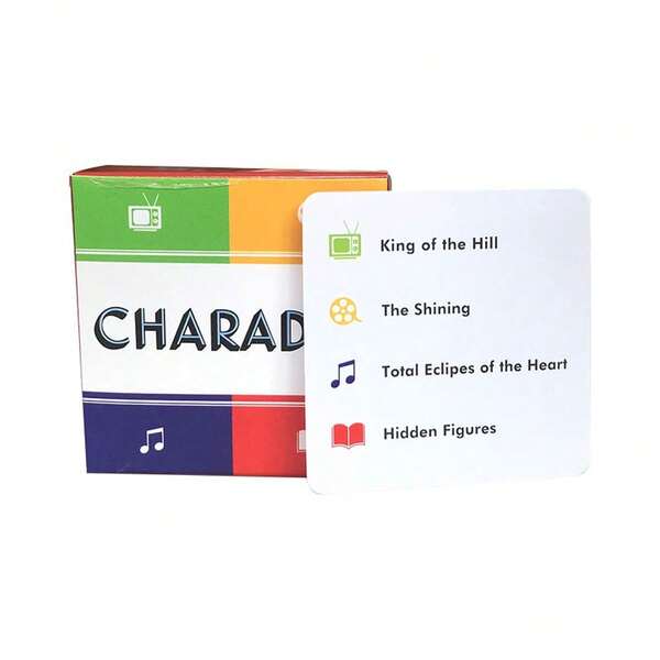 Full English Version Family Time And Charades Playing Cards Game For ...