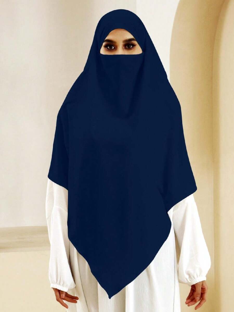 A Long Medina Strapped Instant Hijab [Instant Hijab] | SHEIN USA