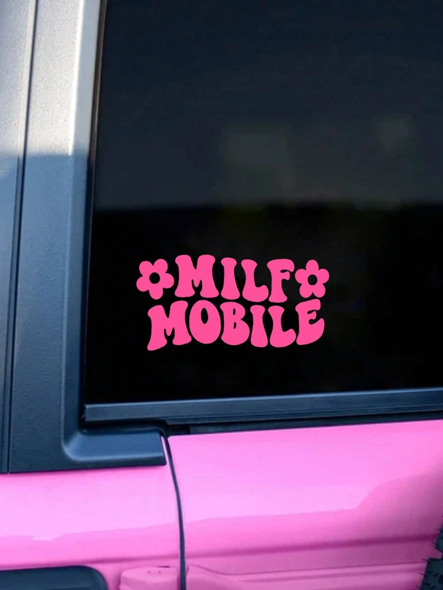 Milf Mobile Cardecal Funny Car Decal Car Window Decal Sticker