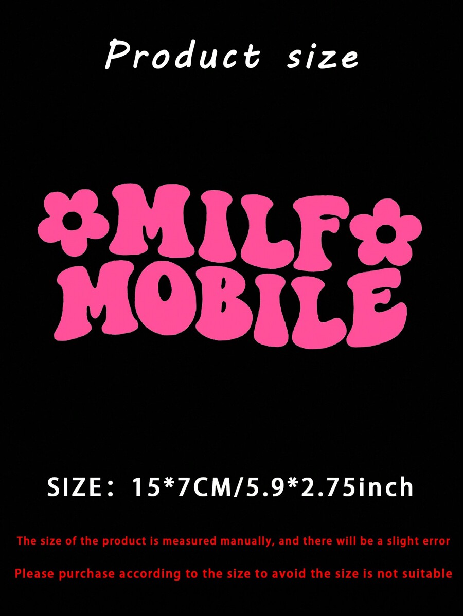 Milf Mobile Cardecal Funny Car Decal Car Window Decal Sticker