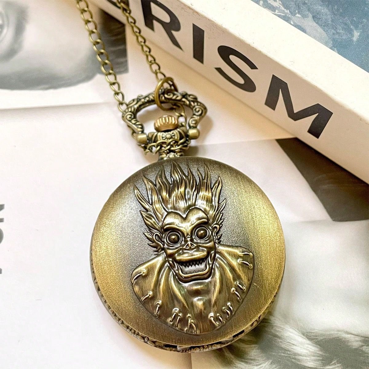 Vintage Pocket Watch Men'S Pendant With Chain Classic Quartz Pocket ...