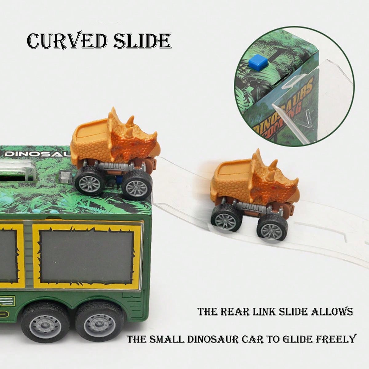 Triceratops Dinosaur Themed Container Truck With Cool Lighting ...