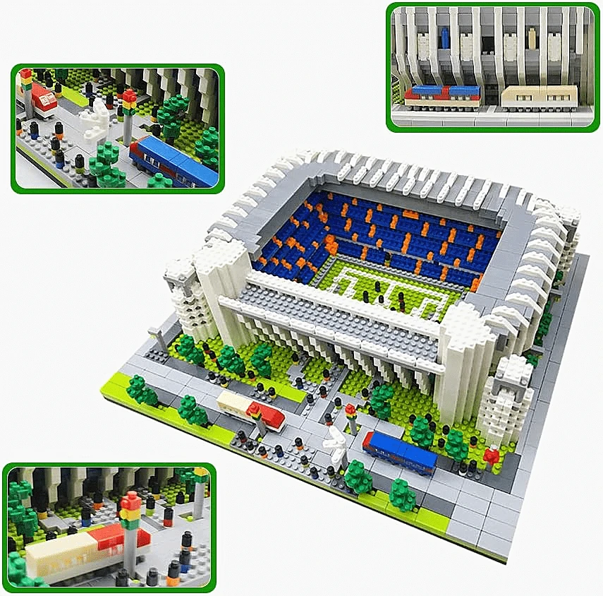 World Famous Stadium Building Block Set 3d Puzzle Assembly Model ...