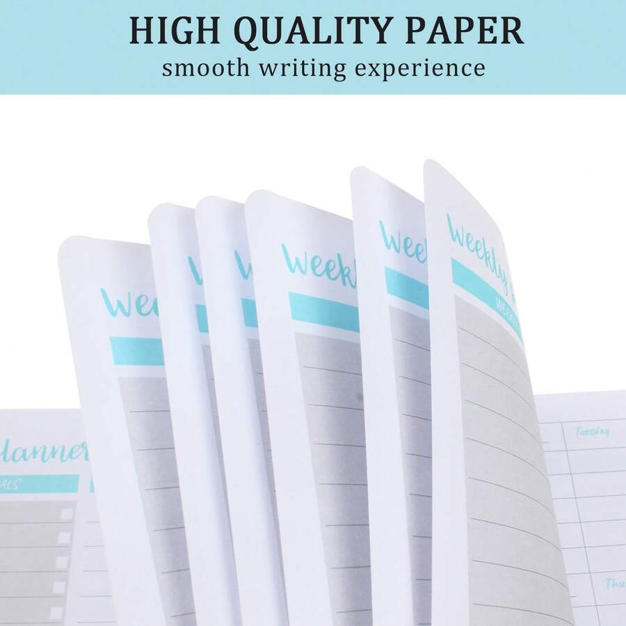 1 PC Blue Undated Weekly Planner, Planning Book For Office, Work ...