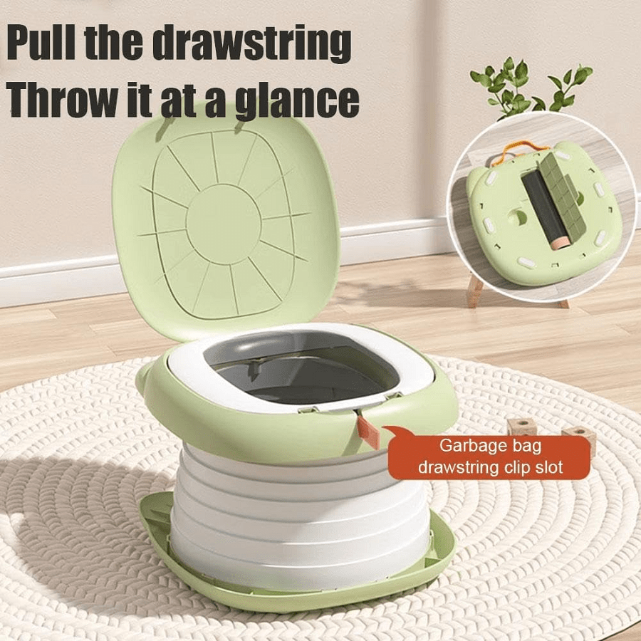 Kids Car Folding Toilet, Outdoor Camping Emergency Travel Potty ...