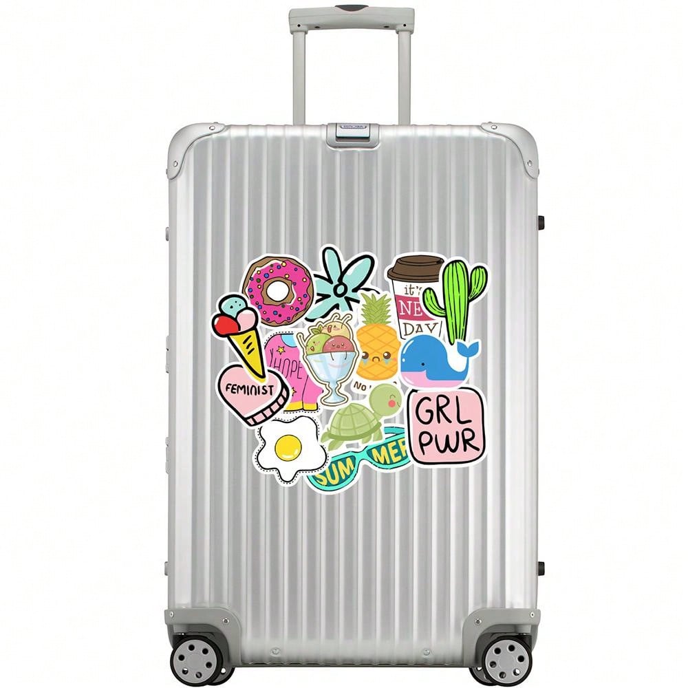 50 Sheets Of Stickers In Multiple Shapes For Marking Items, Luggage ...