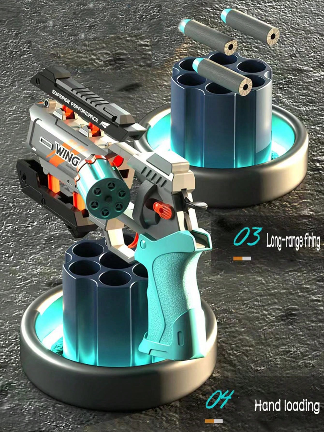 Bullets Guns Toy Soft For Friend Adult Foam Bullet Pistol EVA Foam ...