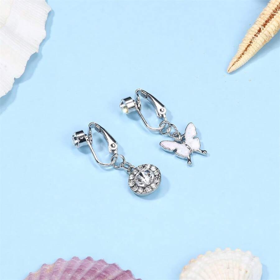 Fake Belly Ring Fake Belly Piercing For Women Clip On Belly Piercing ...