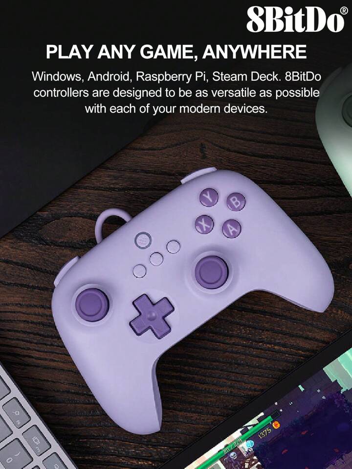 8Bitdo Ultimate C Wired Controller For Windows PC Android Steam Deck ...