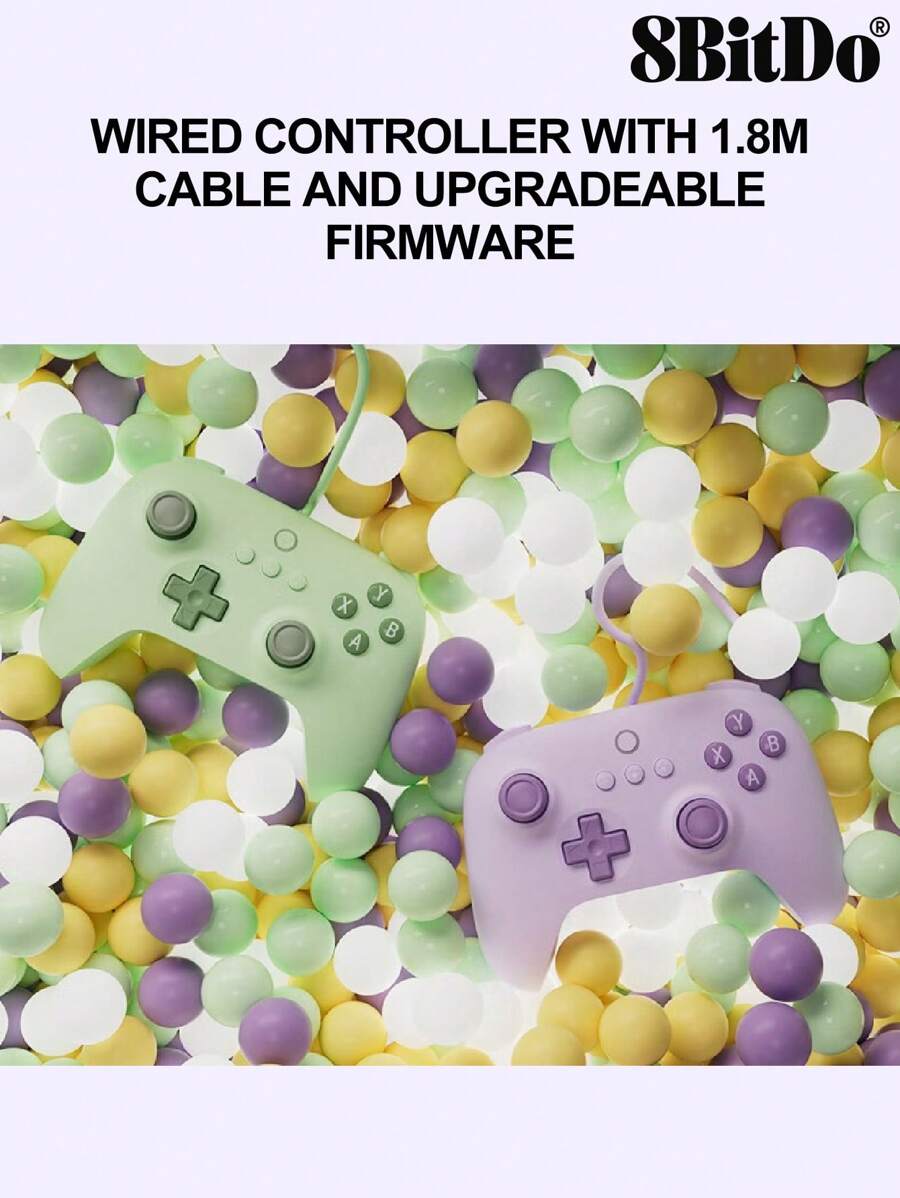 8Bitdo Ultimate C Wired Controller,PC Gamepad Joystick,Compatible With ...