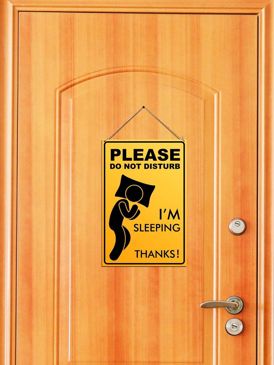 1pc Home Decorative Door Sign For Bedroom Or Living Room, Do Not ...