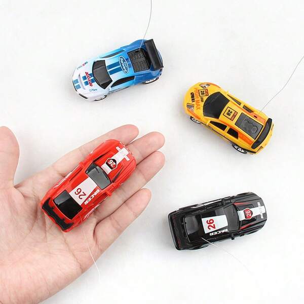 Electric Soda Can Remote Control Car Mini Can Racing Model 4 ...