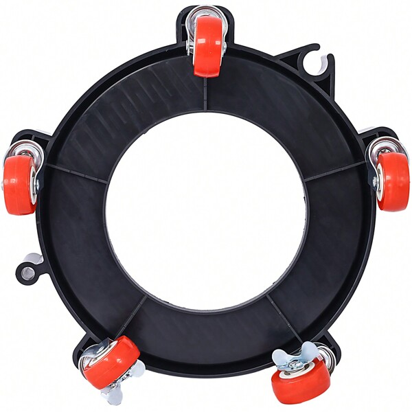5 Gallon Bucket Dolly With Wheels, Heavy Duty Plastic Drum Dolly With 5 ...
